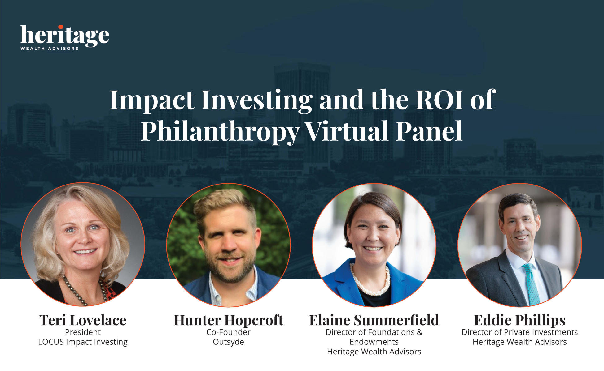 Impact Investing and the ROI of Philanthropy Virtual Panel - Heritage ...